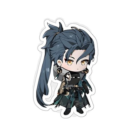 Jiyan Wuwa Gaming Anime Japanese Chibi Manga Anime Sticker Etsy