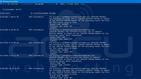 How To Check Shutdown And Reboot Logs In Windows Servers Accuwebhosting