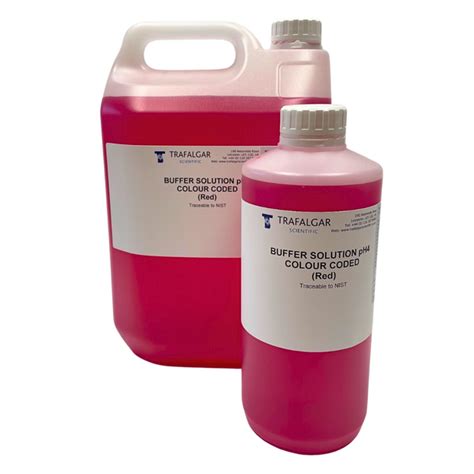 Ph4 Buffer Solution Red 500ml Trafalgar Scientific