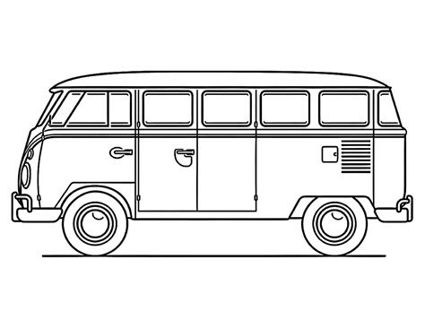Desenhos De Kombi Para Colorir Pintar E Imprimir Coloririnfo