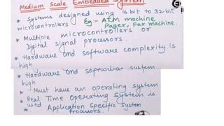 Lecture On Embedded System Introduction Types Pdf Computing Technology Computing