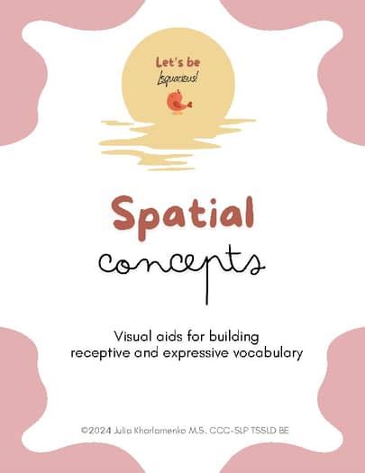Spatial Language Concepts By Lets Be Loquacious Tpt