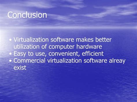 Virtualization Software Ppt