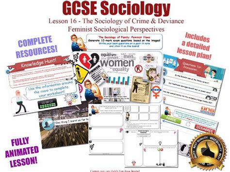 Crime Deviance 20 Lessons GCSE Sociology Teaching Resources