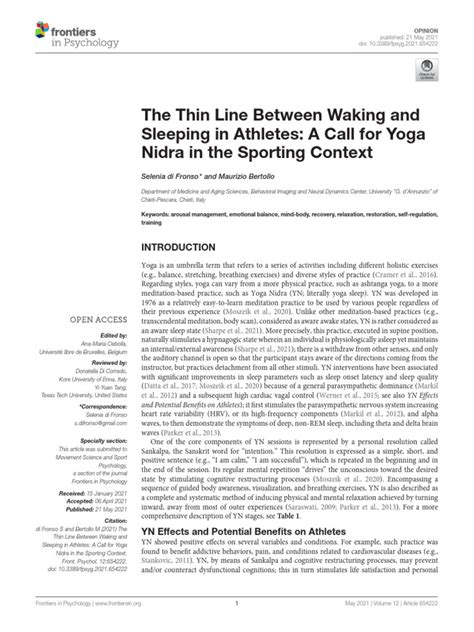 Thethinlinebetweenwakingandsleepin Pdf Sleep Emotional Self