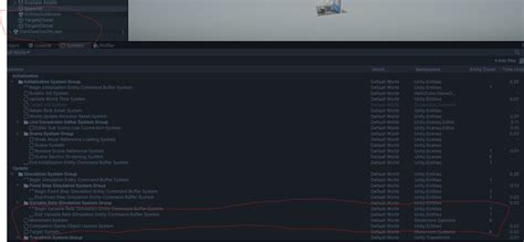 Systems Window Entity Count Unity Engine Unity Discussions