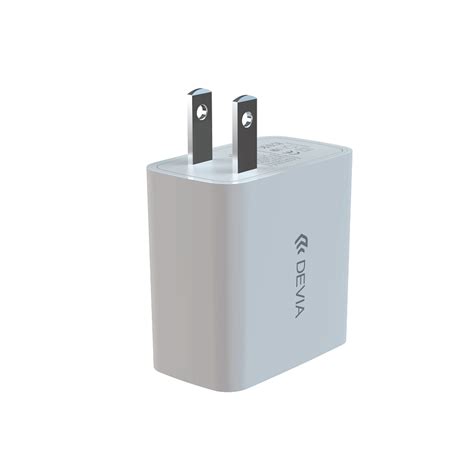 smart series pd and qc usb and type c quick wall charger us plug ⚡20w devia canada