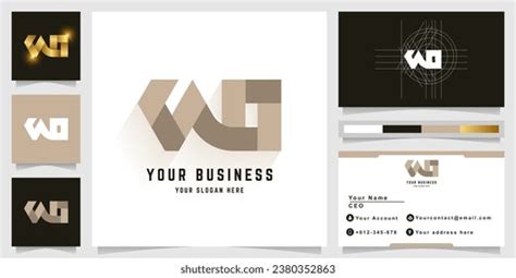 Letter Wo No Monogram Logo Business Stock Vector Royalty Free 2380352863 Shutterstock