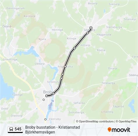 545 Route Schedules Stops Maps Broby Busstation Updated