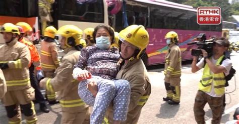 將軍澳道5車相撞共87人傷 分送8間醫院 香港電台
