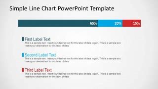 Simple Line Chart For PowerPoint SlideModel