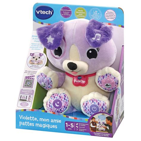 Vtech Peluche Interactive Et Personnalisable Violette Mon Amie
