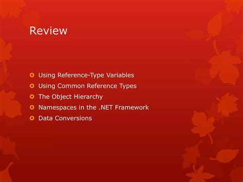 Module 9 Using Reference Type Variables Ppt