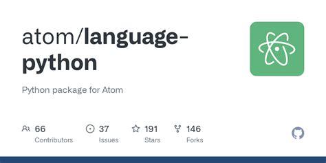 Github Atomlanguage Python Python Package For Atom