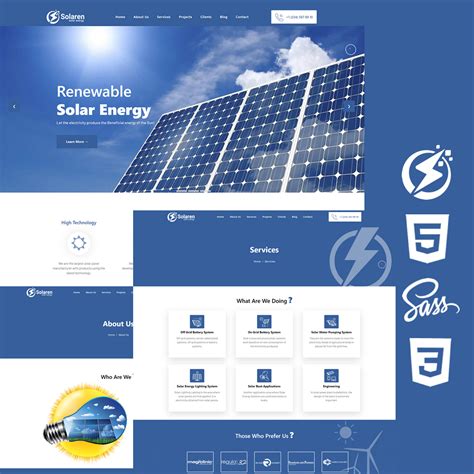 solaren solar energy html5 css3 theme website template