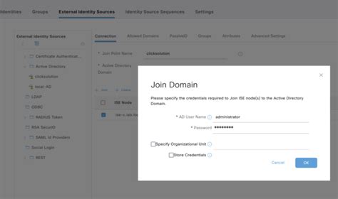 Cisco Ise Integration With Active Directory Clicksolution