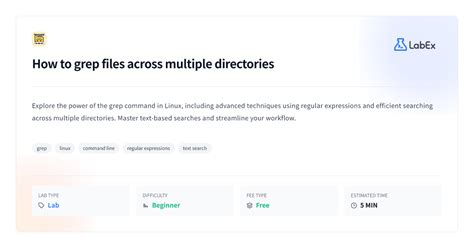 how to grep files across multiple directories labex