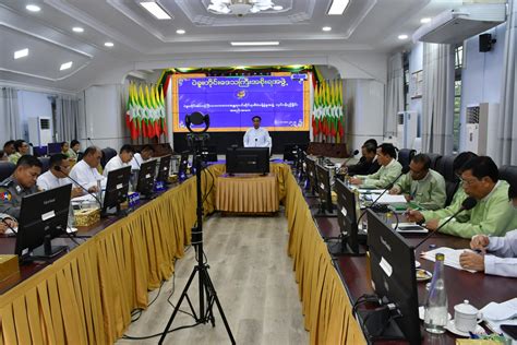 ပဲခူးတိုင်းဒေသကြီး သဘာဝဘေးအန္တရာဆိုင်ရာစီမံခန့်ခွဲမှုအဖွဲ့ လုပ်ငန်းညှိနှိုင်းအစည်းအဝေး ကျင်းပပ