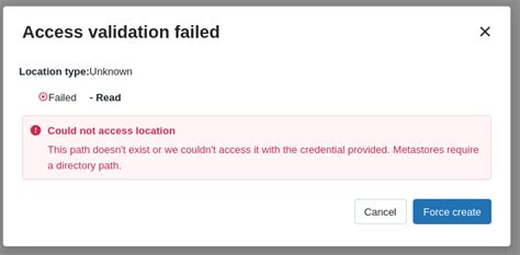 Metastore Access Validation Failed Databricks Community 31237