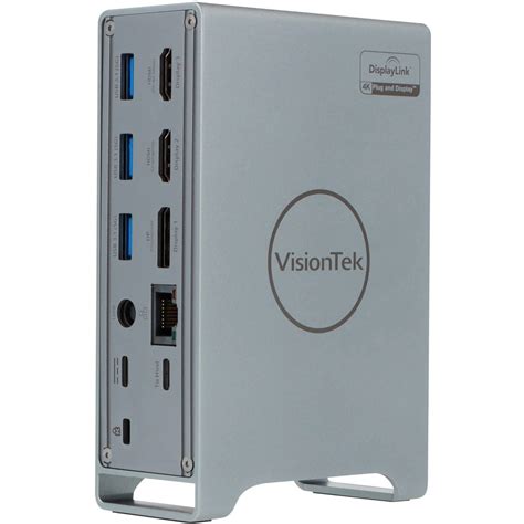 Visiontek 901499 Vt7100 Triple Display 4k Usb C Docking Station With 1 Network Hardwares