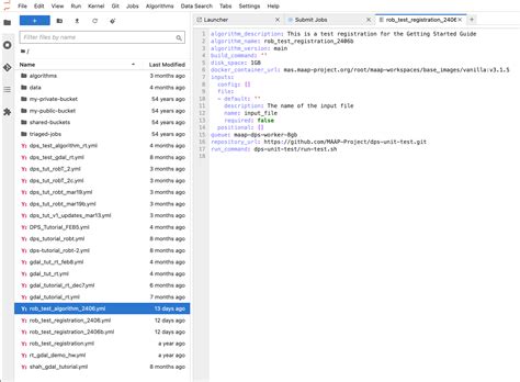 Data Processing System Dps Tutorial A To Z — Maap Docs Documentation