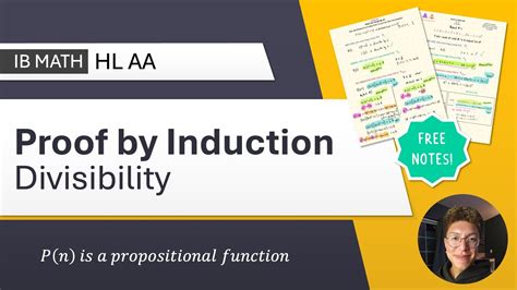 Ib Math Hl Aa Proof By Induction Part 2 Divisibility Youtube