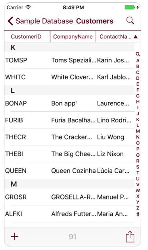 Oracle Mobile Database Client Remote And Built In Ssh Database