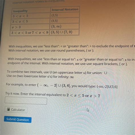 Endpoint Of The Interval With Interval Notation We Use Use Square Brackets To Combine Two