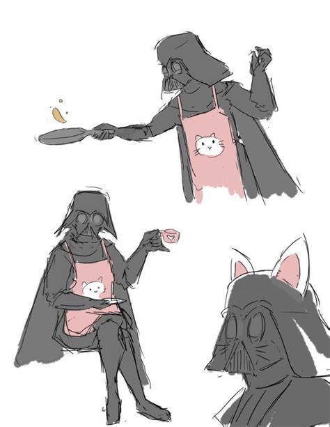 Darth Vader Being Cute Star Wars Pictures Star Wars Art Star Wars Humor