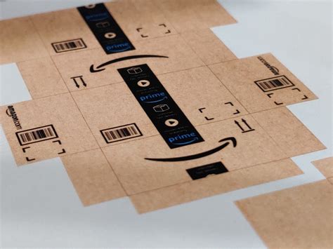 Miniature Amazon Box Template