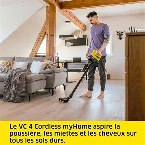 Karcher Vc4 Cordless Myhome Eu Kablosuz Şarjlı Dikey Süpürge 21.5 W ...