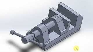Mechanical Bench Vise Drawing D CAD Model Library GrabCAD OFF