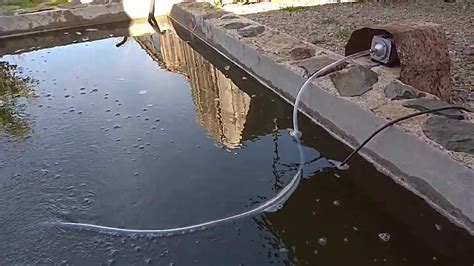 Поршневой аэратор для пруда.. - YouTube