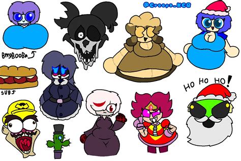 Random Doodles By Kingcreeperblue On Deviantart