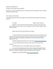 Diagnostic Coding Worksheet Part A Docx Diagnostic Coding Worksheet Complete Parts A Through D