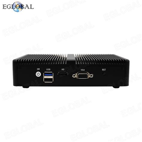 RJ Lan Fanless Mini PC Windows Intel Celeron J HTPC Linux Desktop Computador PfSense
