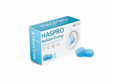 Беруши силиконовые - Haspro Moldable Silicone (голубые)