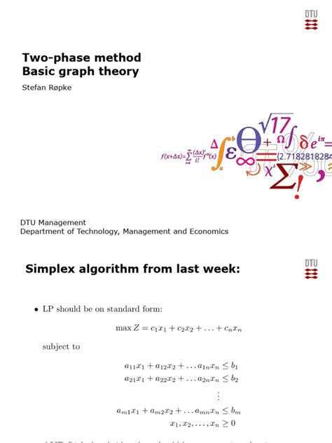 03 Ch04 Two Phase Simplex Basic Graph Theory Pdf Vertex Graph