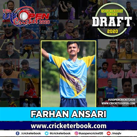 Farhan Ansari Us Open Cricket