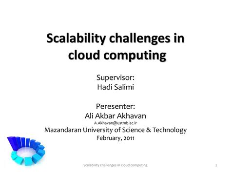 PPT Scalability Challenges In Cloud Computing PowerPoint Presentation ID 2250439
