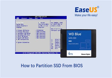 How To Partition SSD From BIOS Tutorial With Pictures