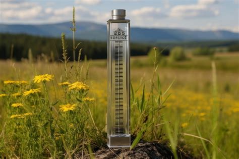 Detailed Close Up Of A Liquid Measuring Scale For Precise And Accurate