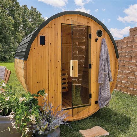 Customer Reviews For Backyard Discovery 2 4 Person Outdoor Barrel Sauna