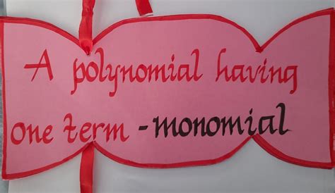 Monomial Types Of Polynomials