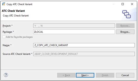 How To Create And Use Your Own Atc Check Variant I Sap Community