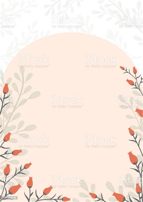 복숭아 배경에 꽃 구성 테두리의 봄 배경 귀여운 식물 장식품 식물 잎 프레임 및 포스터 웹 및 초대 카드를위한 복사 공간과 봄과 여름을위한 벡터 플랫 누워 디자인 배너 0