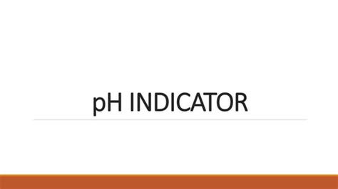 Theory Of Indicator Pptx Chemistry Science