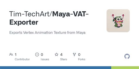 Github Tim Techartmaya Vat Exporter Exports Vertex Animation Texture From Maya