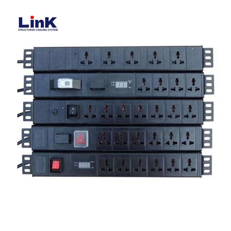 19 Inch Basic Pdu With Oversized Circuit Breakers And Clear Led Display China Basic Pdu And 19