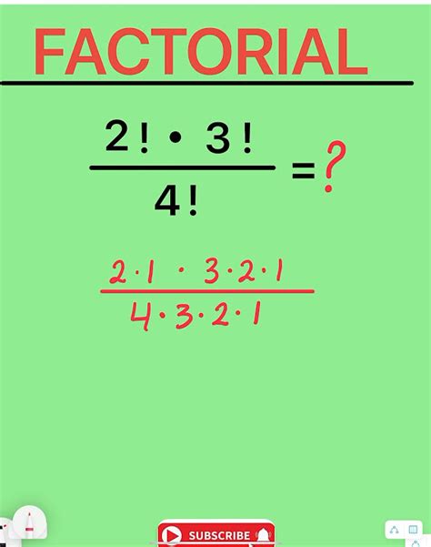 📌 Multiplying And Dividing Factorials Shortvideo Shorts